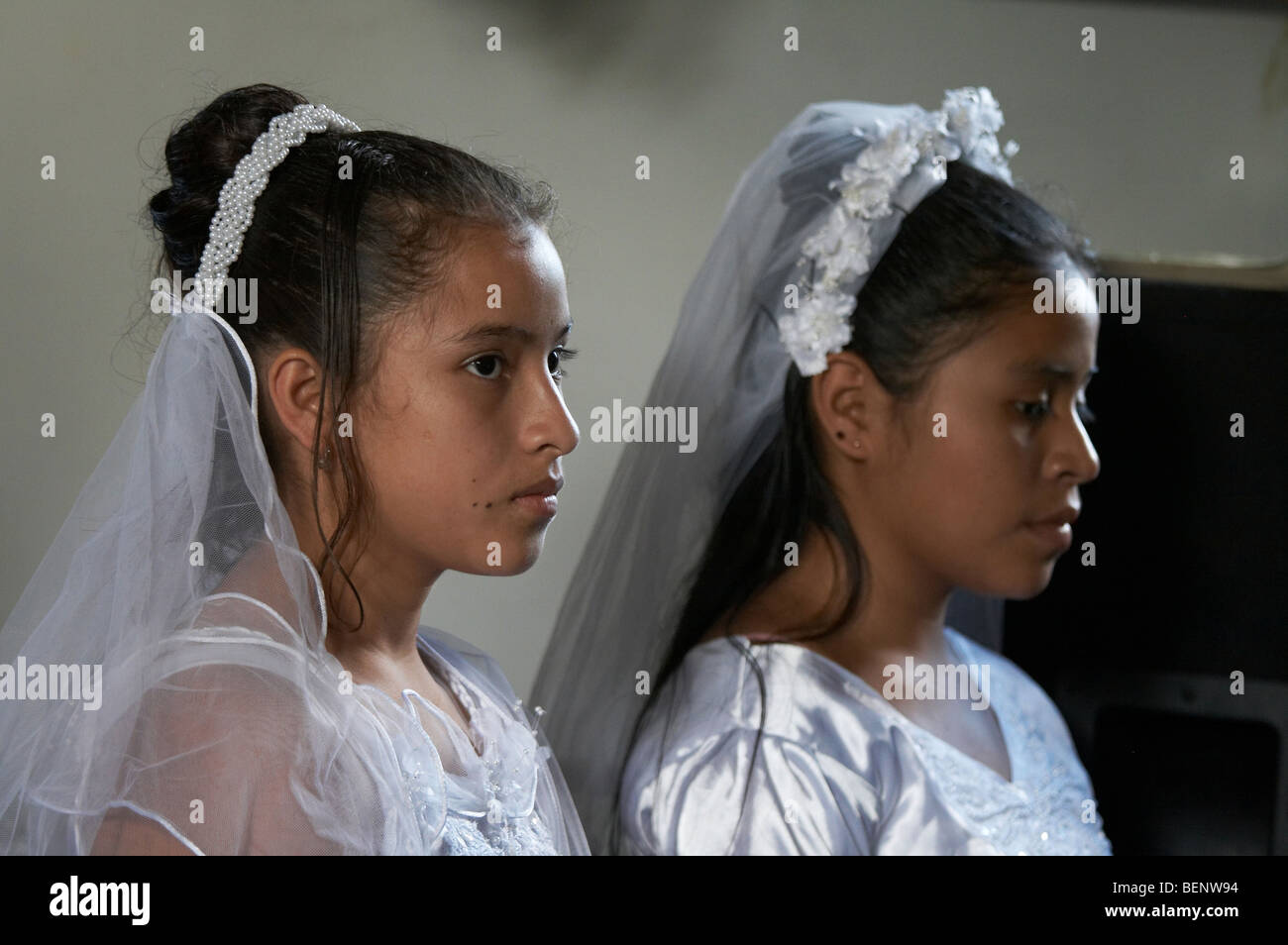 Guatemala catholic first communion mass hi-res stock photography and ...
