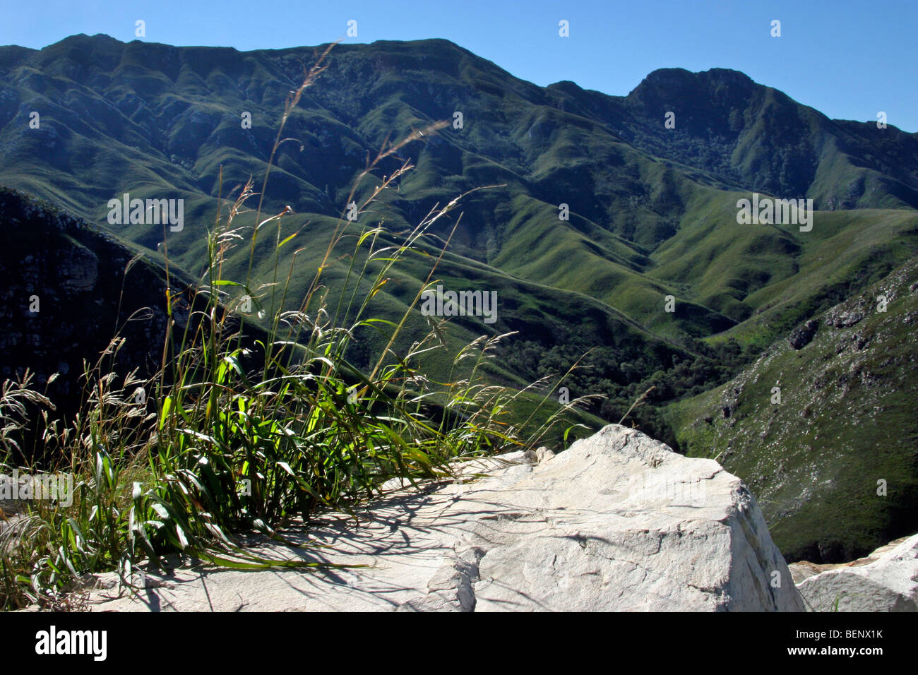 Valley and mountains in the Little Karoo / Klein Karoo, South Africa ...