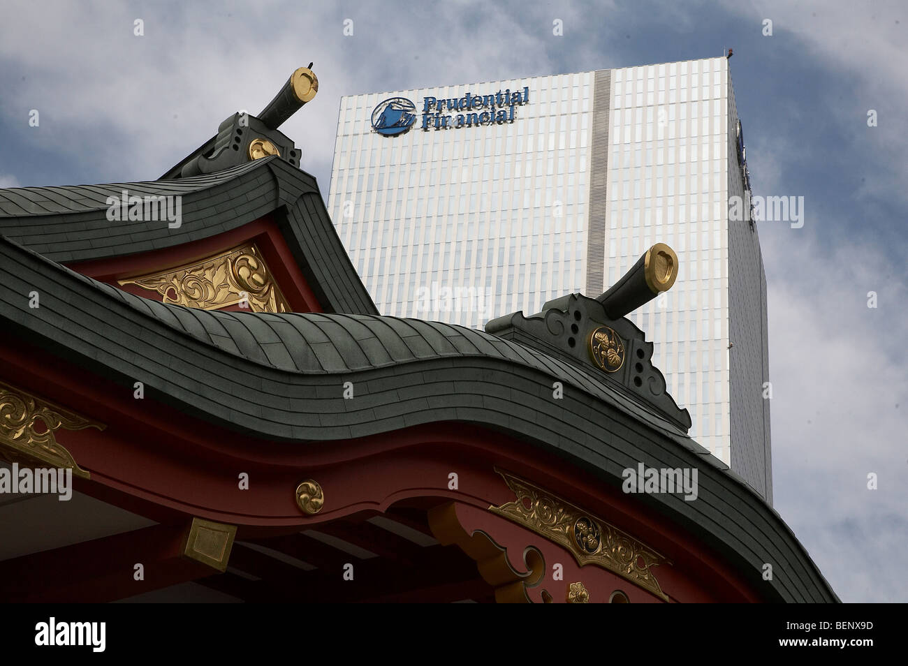 JAPAN Hie-Jinja shrine, Akasaka, Tokyo, with Prudential Insurance ...
