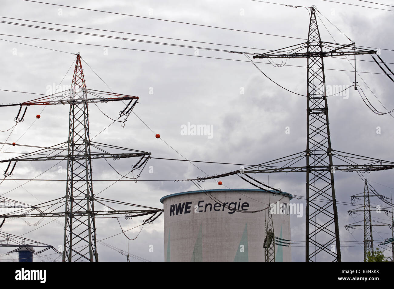 RWE Energy gas-fired power station, Germany Stock Photo - Alamy