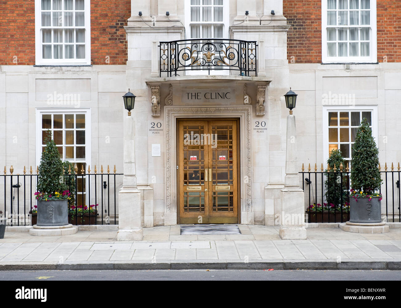 THE LONDON CLINIC, DEVONSHIRE PLACE, LONDON Stock Photo - Alamy