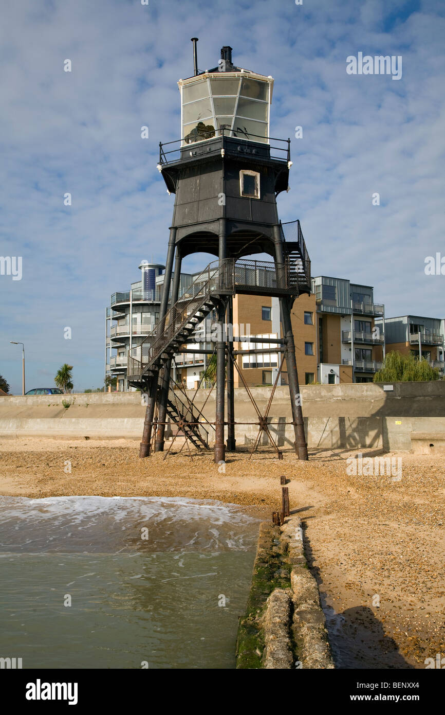The Leading Lights, Victorian lighthouse structure, Dovercourt, Harwich ...