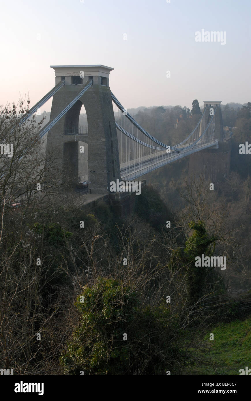 The Clifton Suspension Bridge over the River Avon, Bristol, UK Stock ...