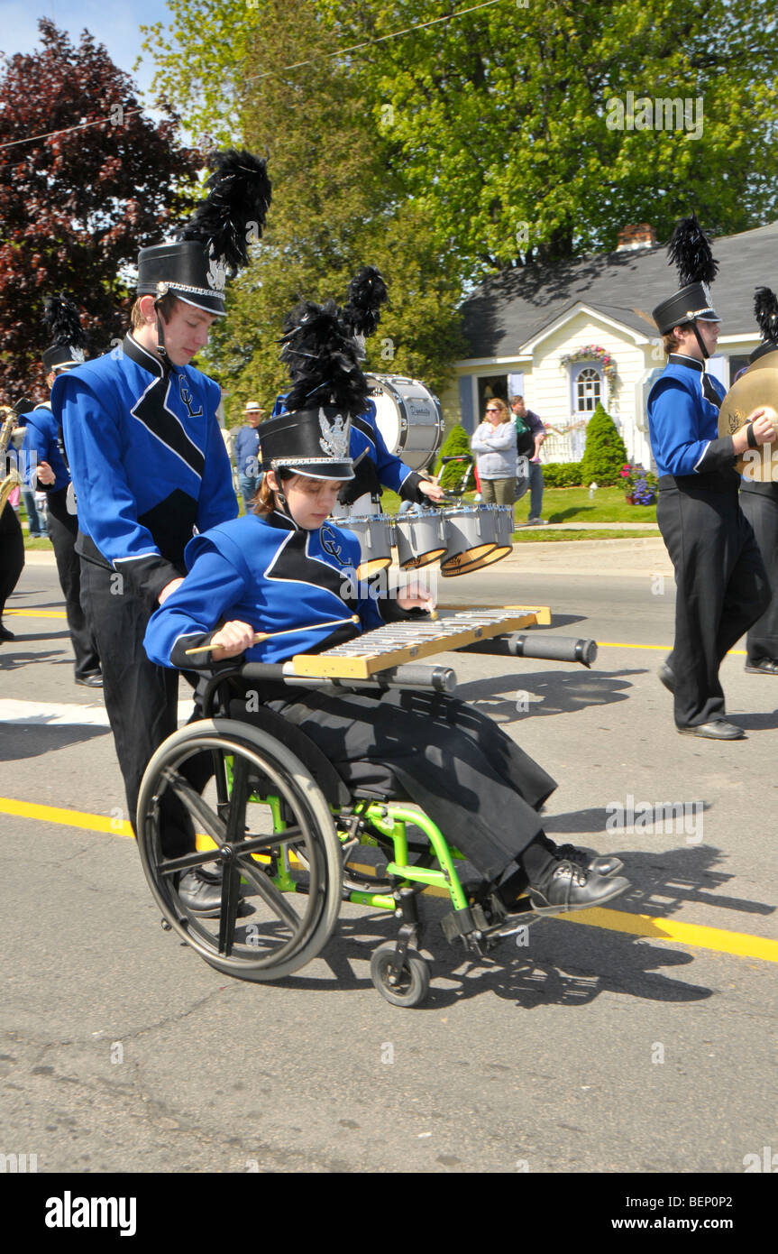 Marching band xylophone hi-res stock photography and images - Alamy