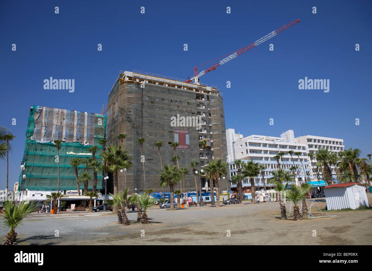 new hotels apartments and tower blocks during construction on ...