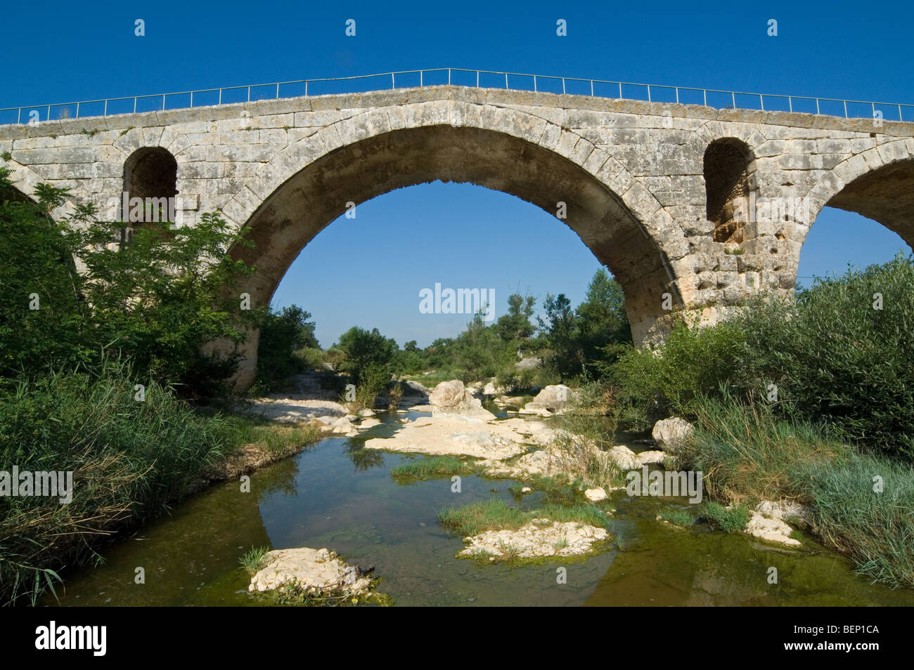 The Pont Julien / Julian Bridge, a Roman stone arch bridge over the ...