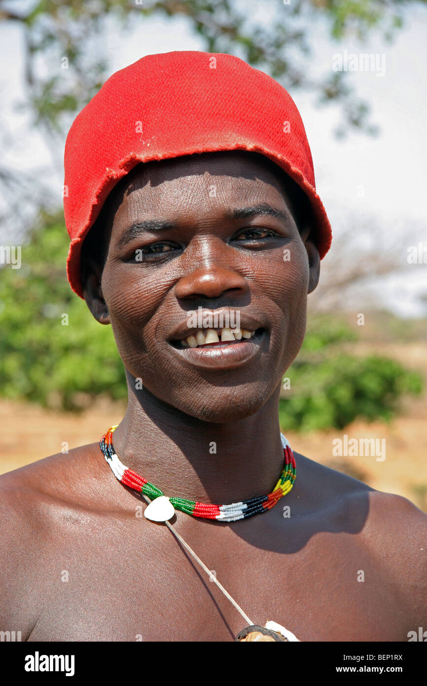 Close up portrait of man of the Somba tribe showing ritual scars in the ...