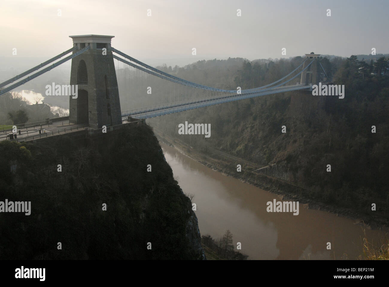 The Clifton Suspension Bridge over the River Avon, Bristol, UK Stock ...