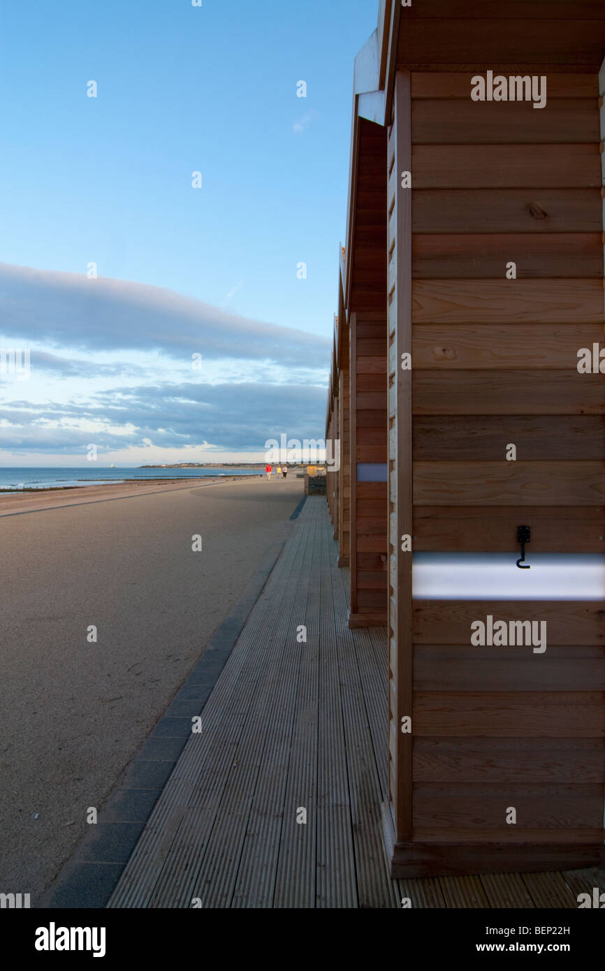 Blyth beach at dusk Stock Photo - Alamy