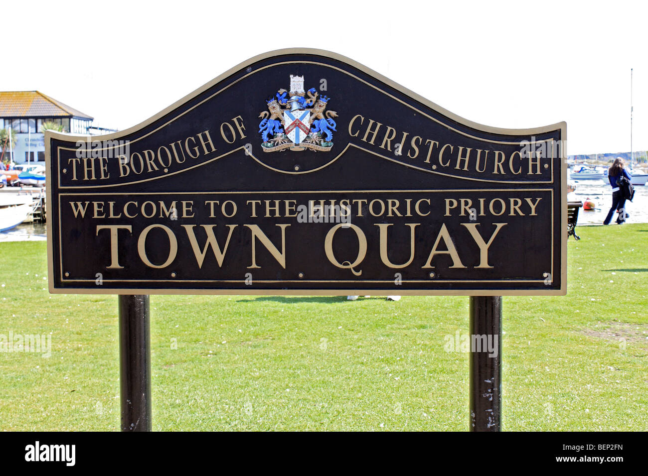 Christchurch dorset sign hi-res stock photography and images - Alamy