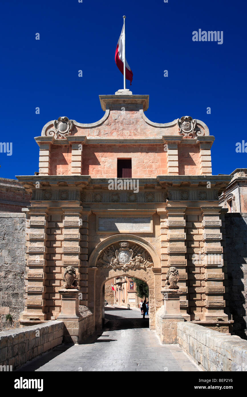 Mdina Main Gate High Resolution Stock Photography and Images - Alamy