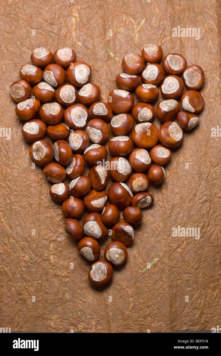 Chestnuts heart hi-res stock photography and images - Alamy