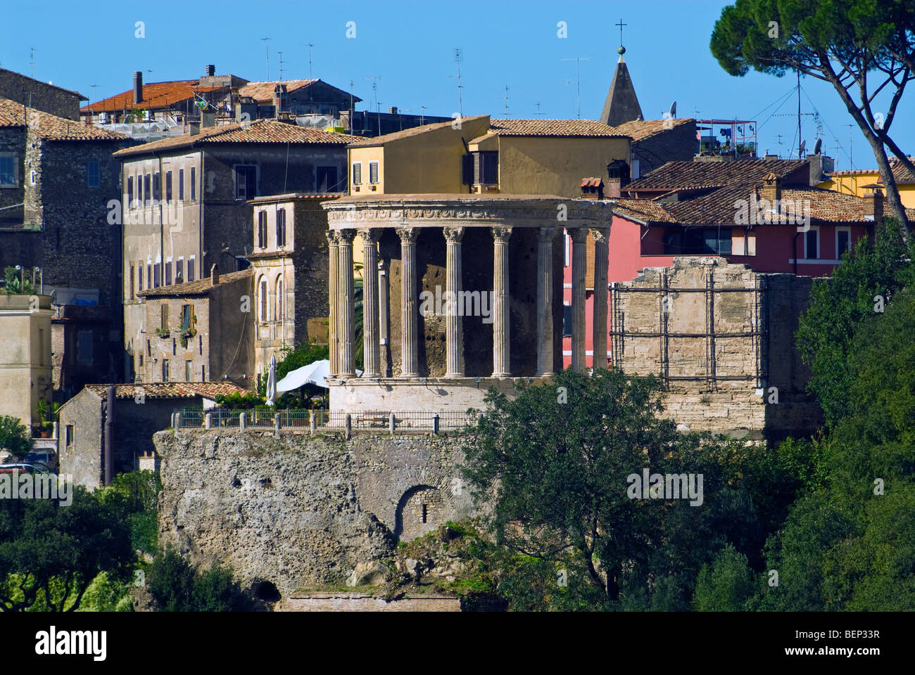 The Temple of Vesta, Tivoli, Italy Stock Photo - Alamy