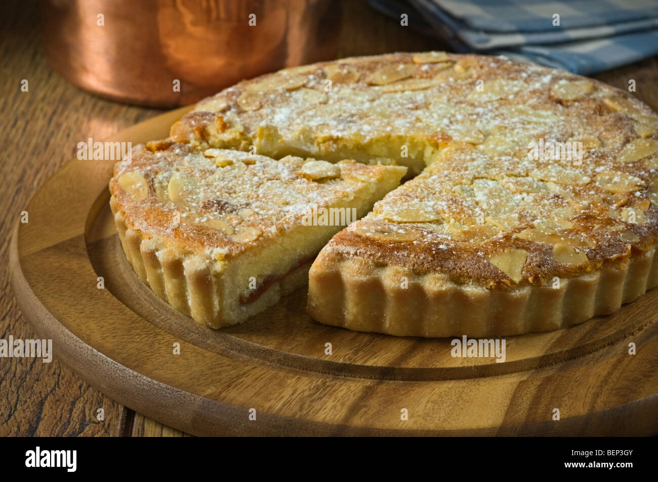 Bakewell tart Traditional dessert Food UK Stock Photo - Alamy