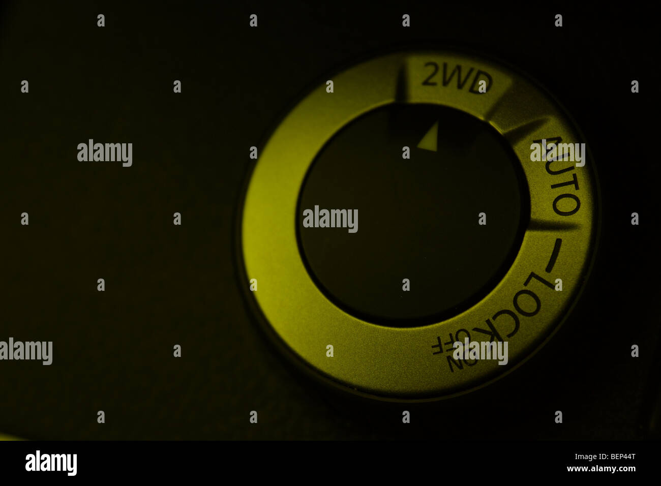 Two Wheel Drive to Automatic Four Wheel Drive control knob in an off ...