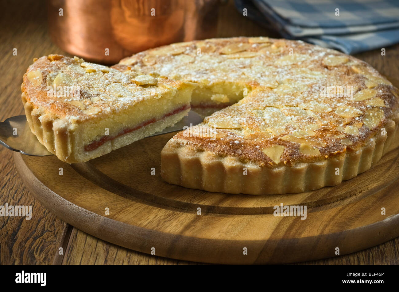 Bakewell tart Traditional dessert Food UK Stock Photo - Alamy