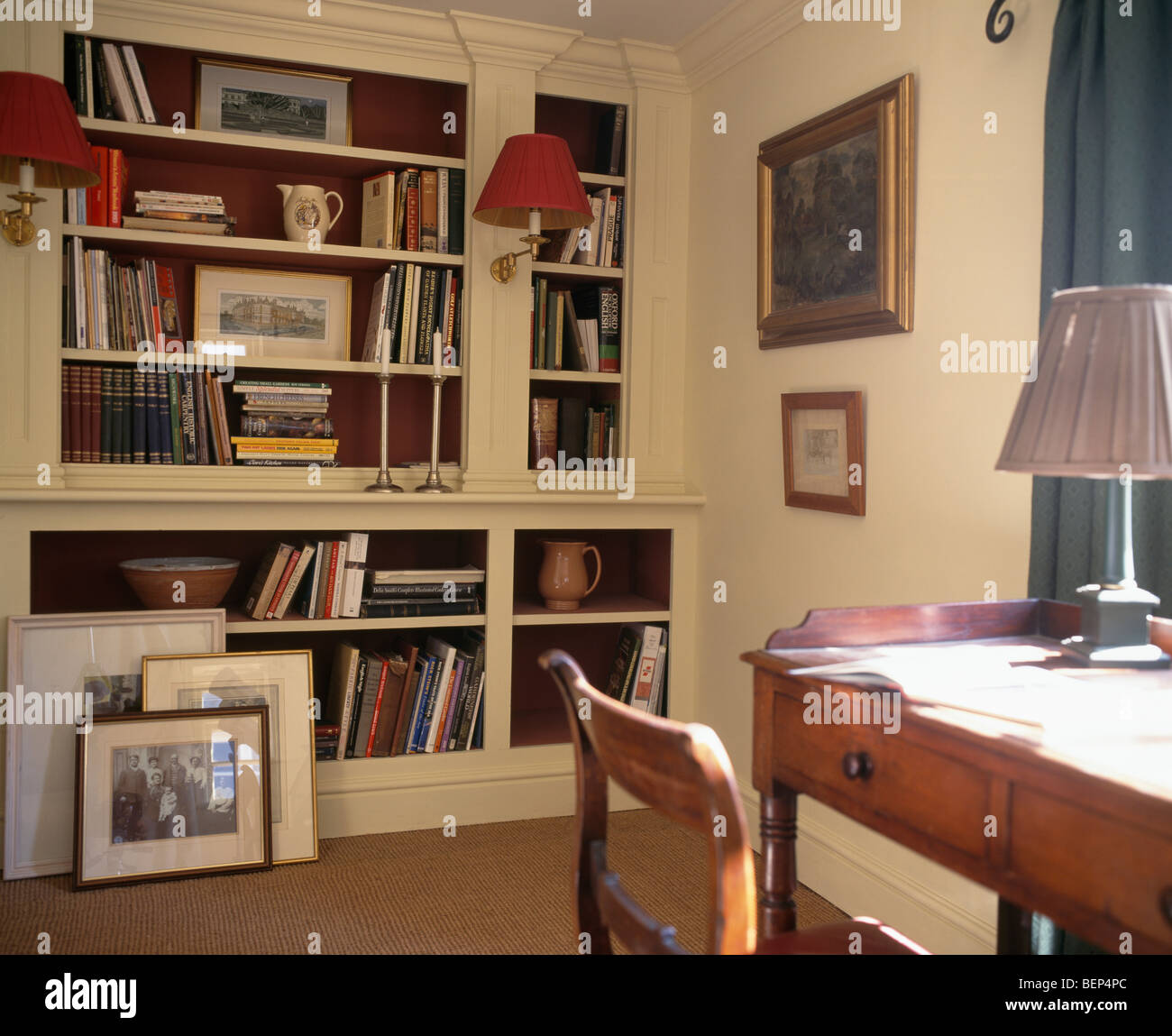 Interiors Town Traditional Study High Resolution Stock Photography and ...