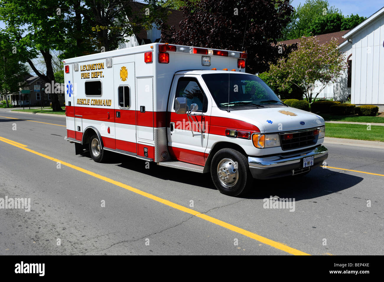 ambulance emergency vehicle transport urgent speed Stock Photo - Alamy