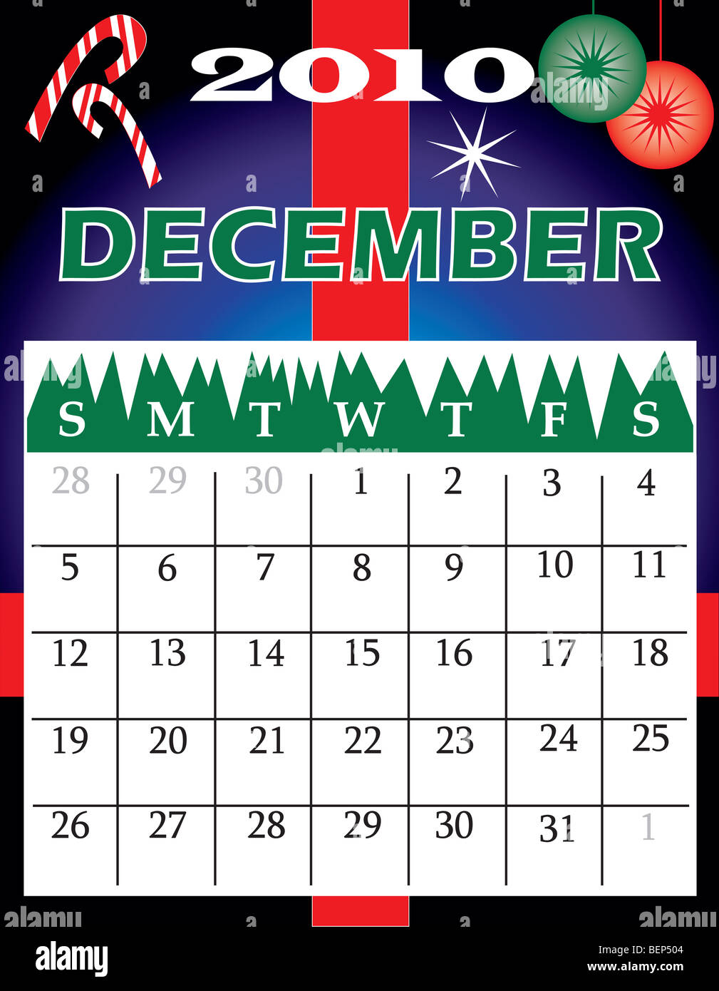 December calendar hi-res stock photography and images - Alamy
