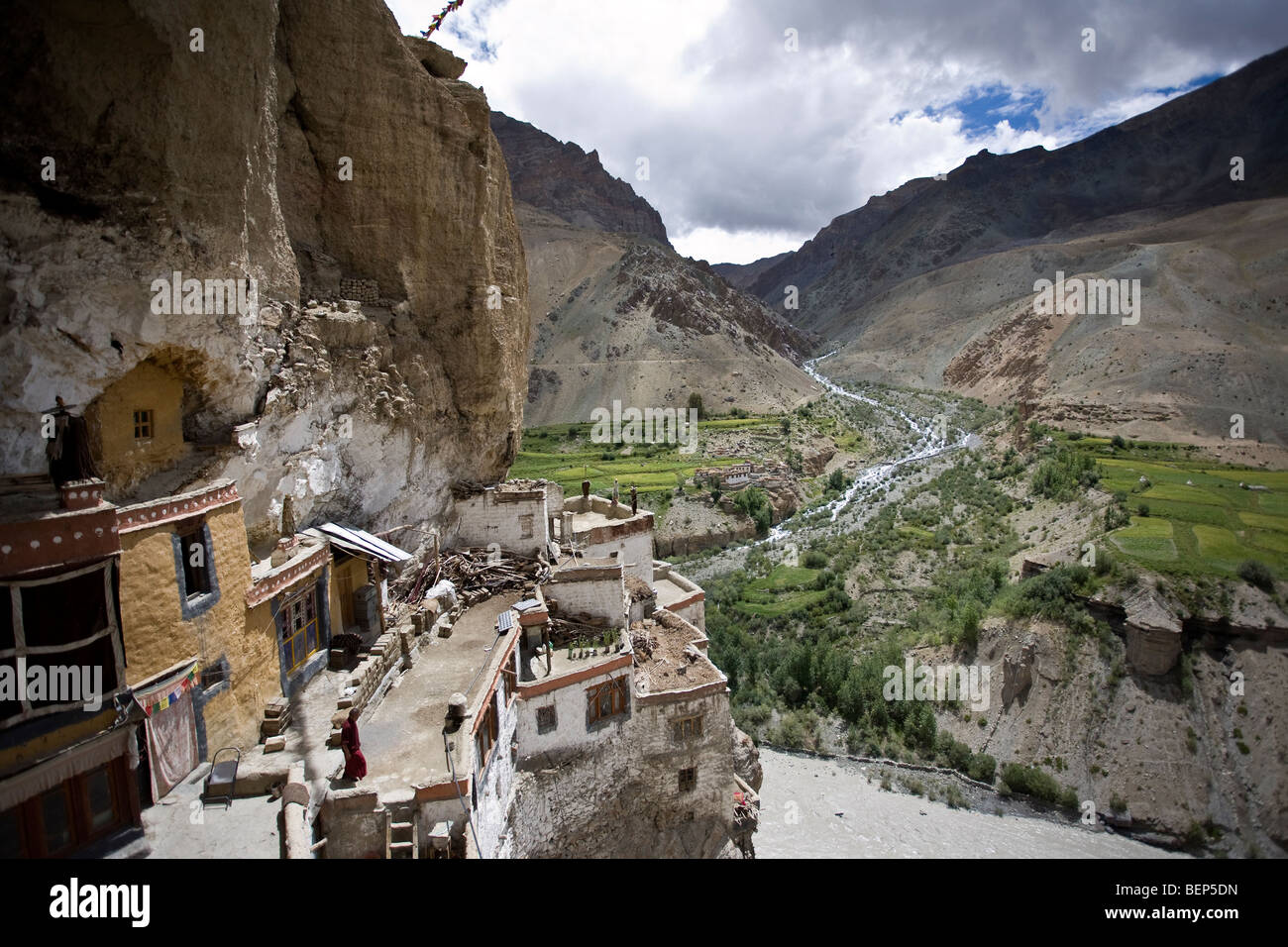 Phuktal monastery. Zanskar. India Stock Photo - Alamy