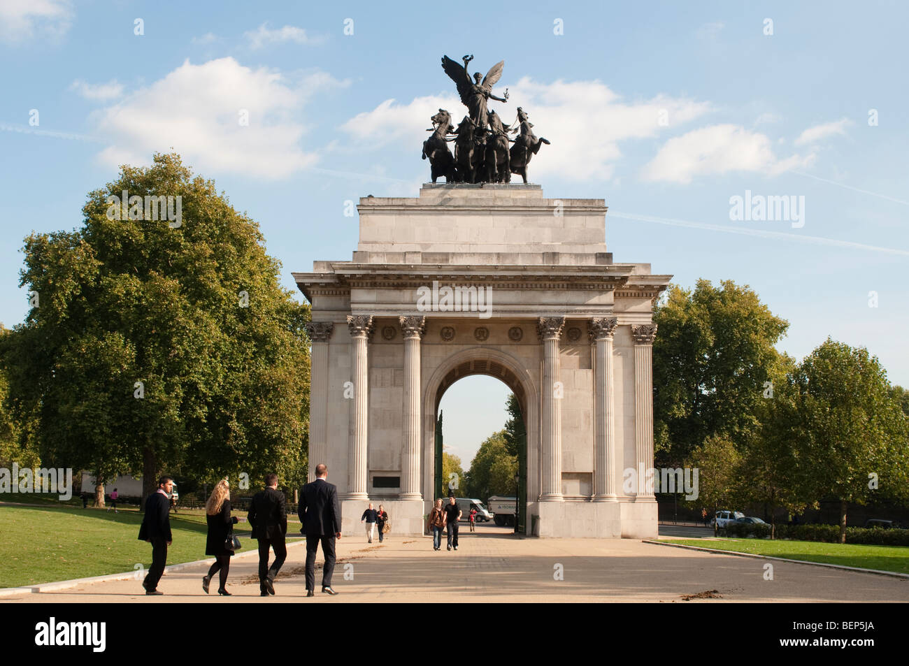 Wellington Arch, London Stock Photo - Alamy