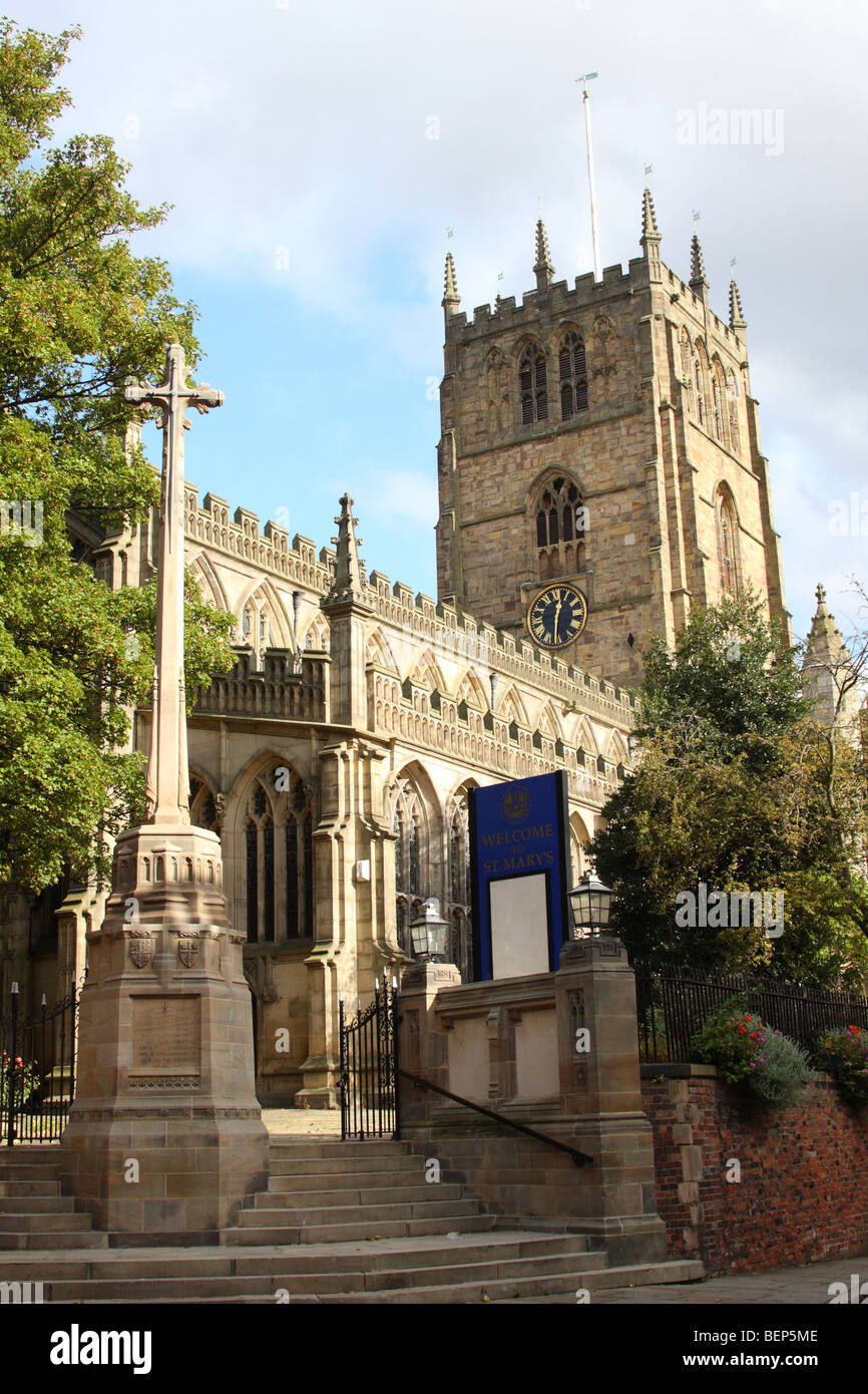 St Mary's Church, The Lace Market, Nottingham, England, U.K Stock Photo ...