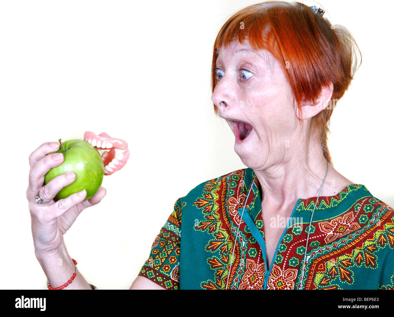 False teeth funny hi-res stock photography and images - Alamy