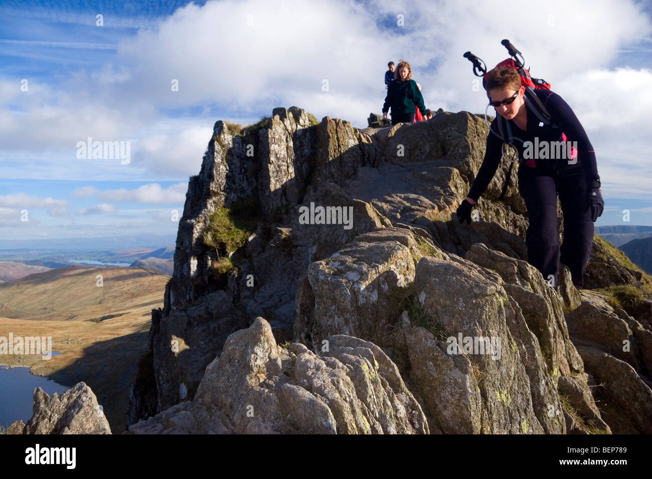 Striding edge helvellyn hi-res stock photography and images - Alamy