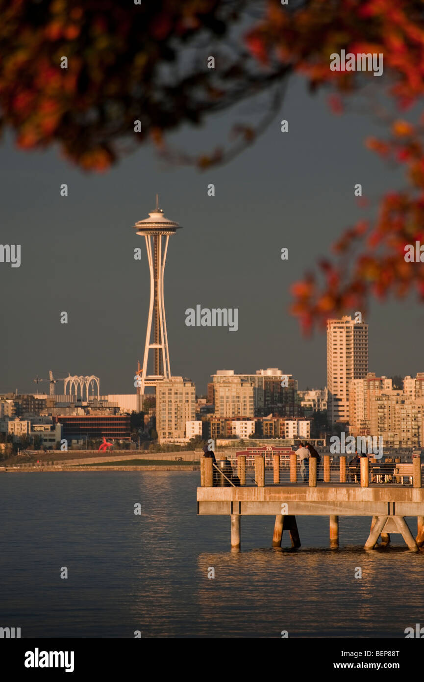 Elevator on space needle seattle hi-res stock photography and images ...
