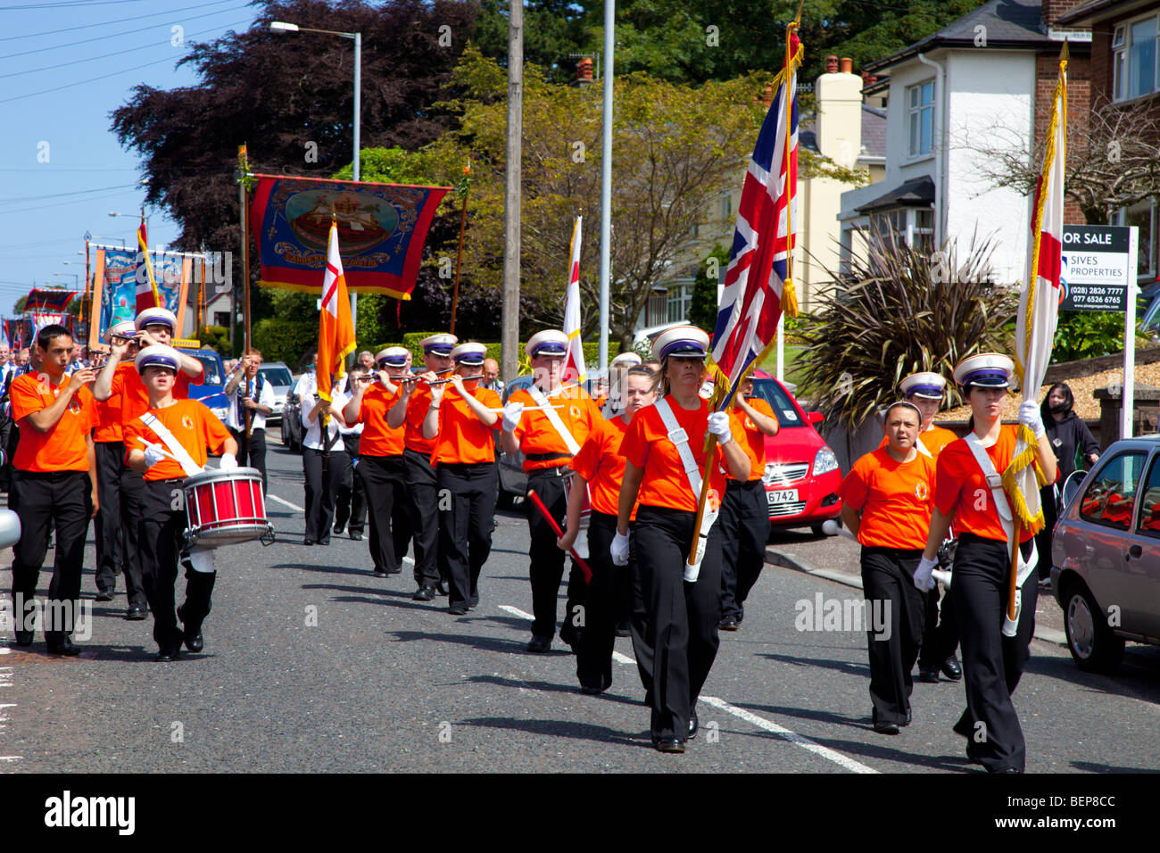 Protestant Flags And Bands High Resolution Stock Photography and Images ...