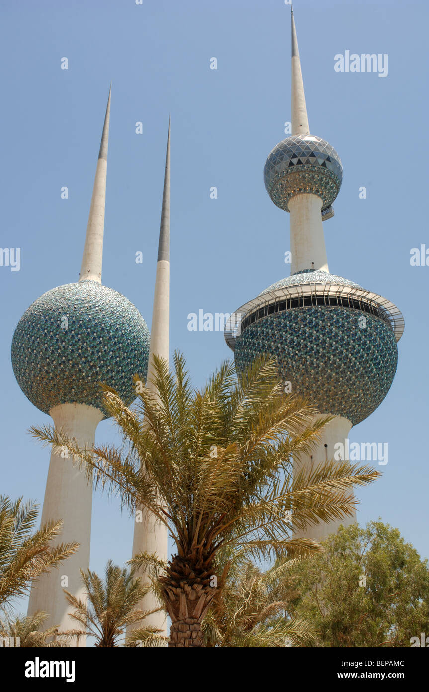 The Kuwait Towers, Kuwait Stock Photo - Alamy