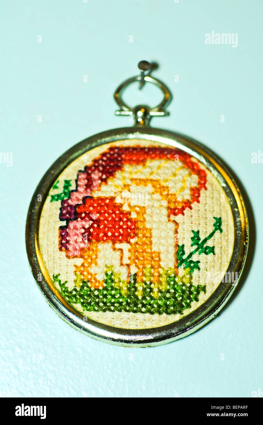 Cross stitch embroidery hi-res stock photography and images - Alamy