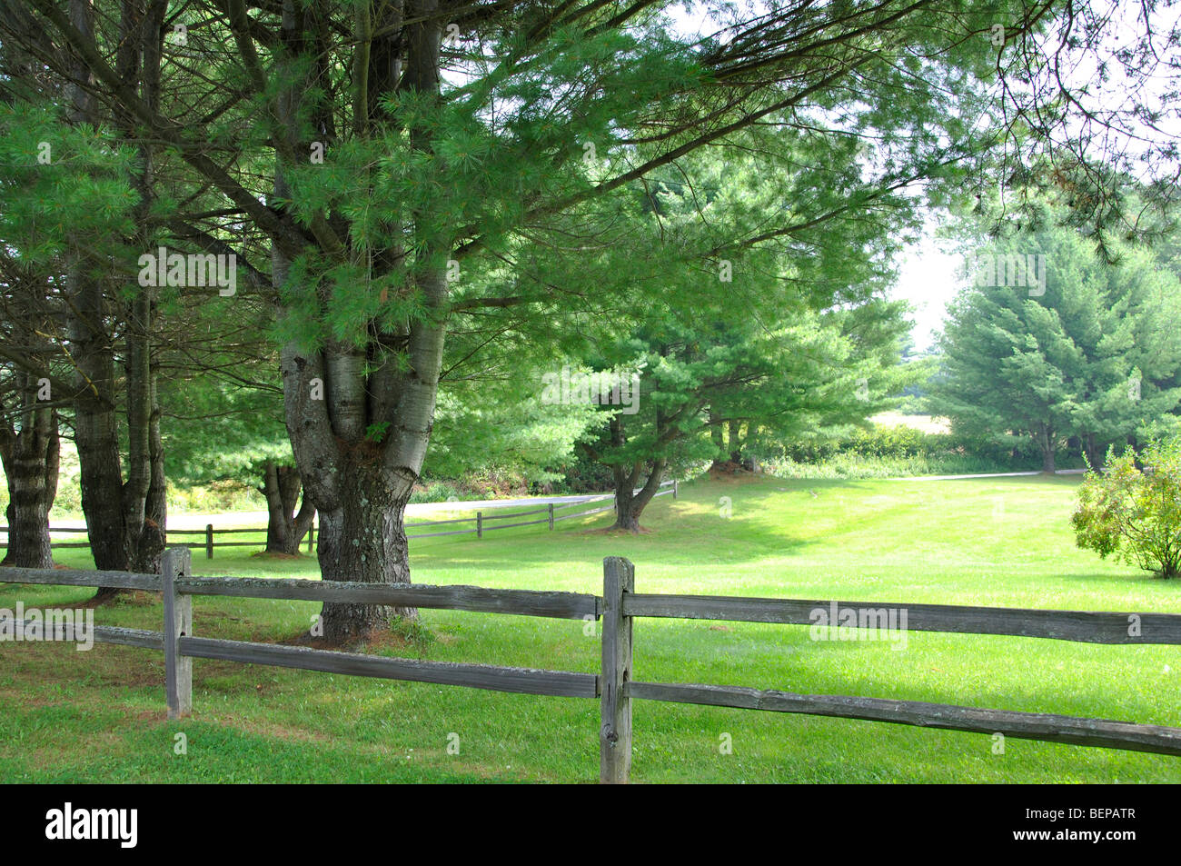 New England landscape Stock Photo - Alamy