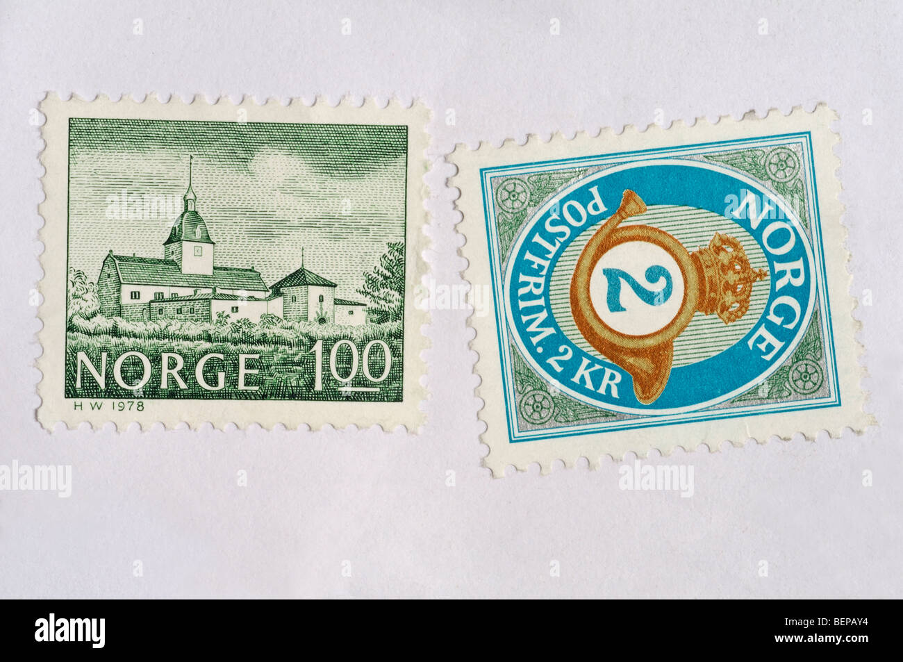 Norge stamp hi-res stock photography and images - Alamy