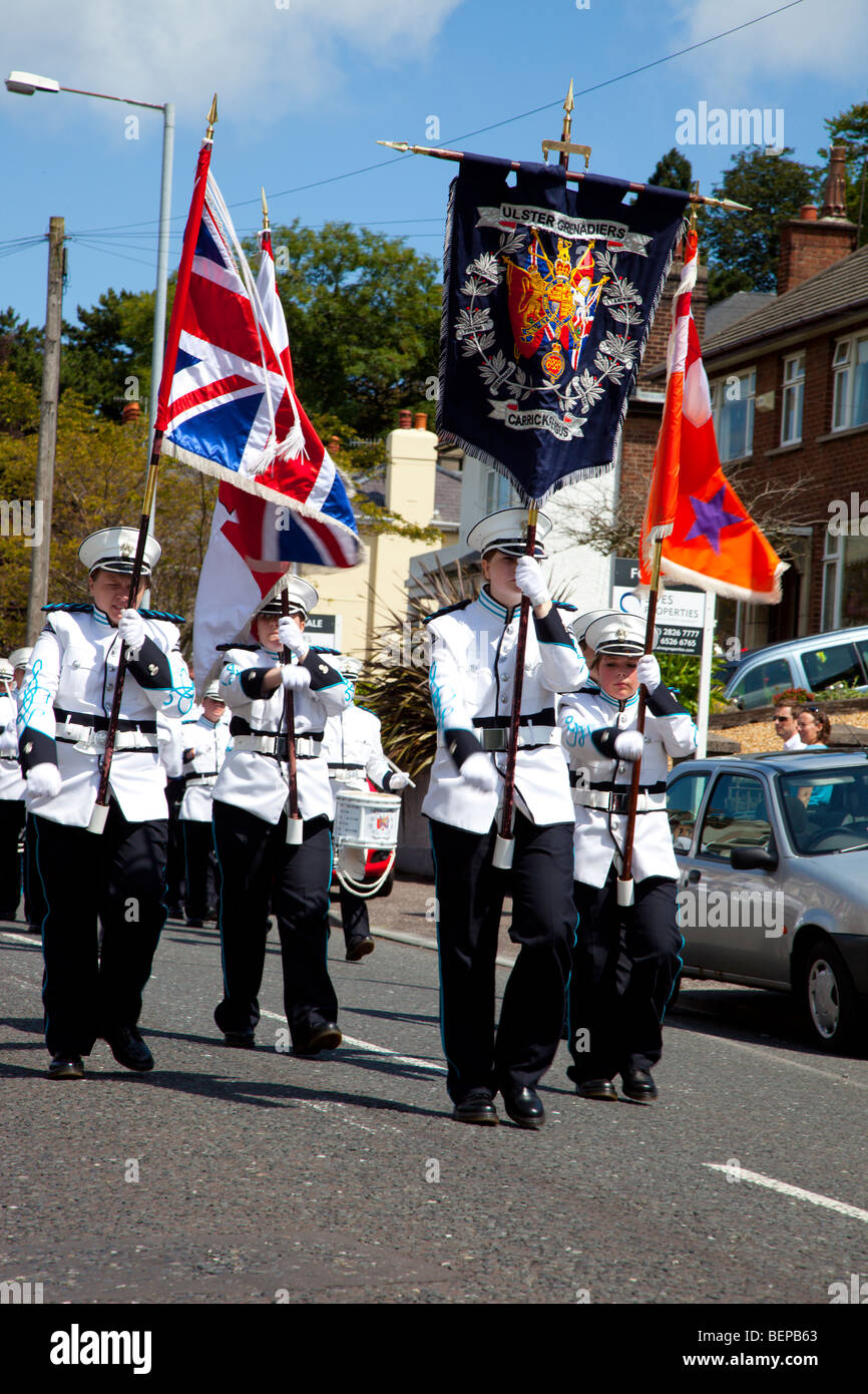 Protestant flags and banners hi-res stock photography and images - Alamy