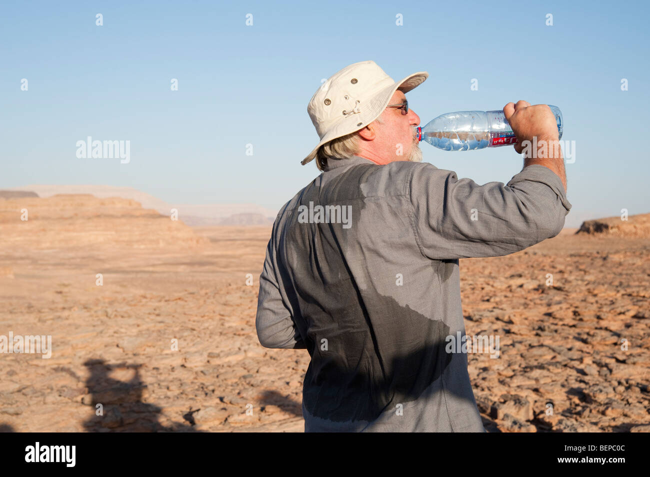 Desert Drinking Water Man High Resolution Stock Photography and Images ...