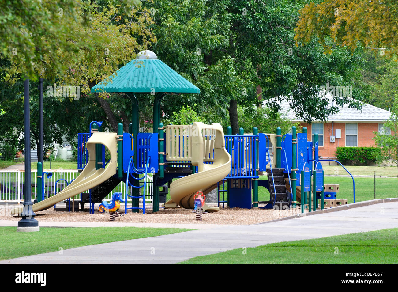 Playground with no kids hi-res stock photography and images - Alamy