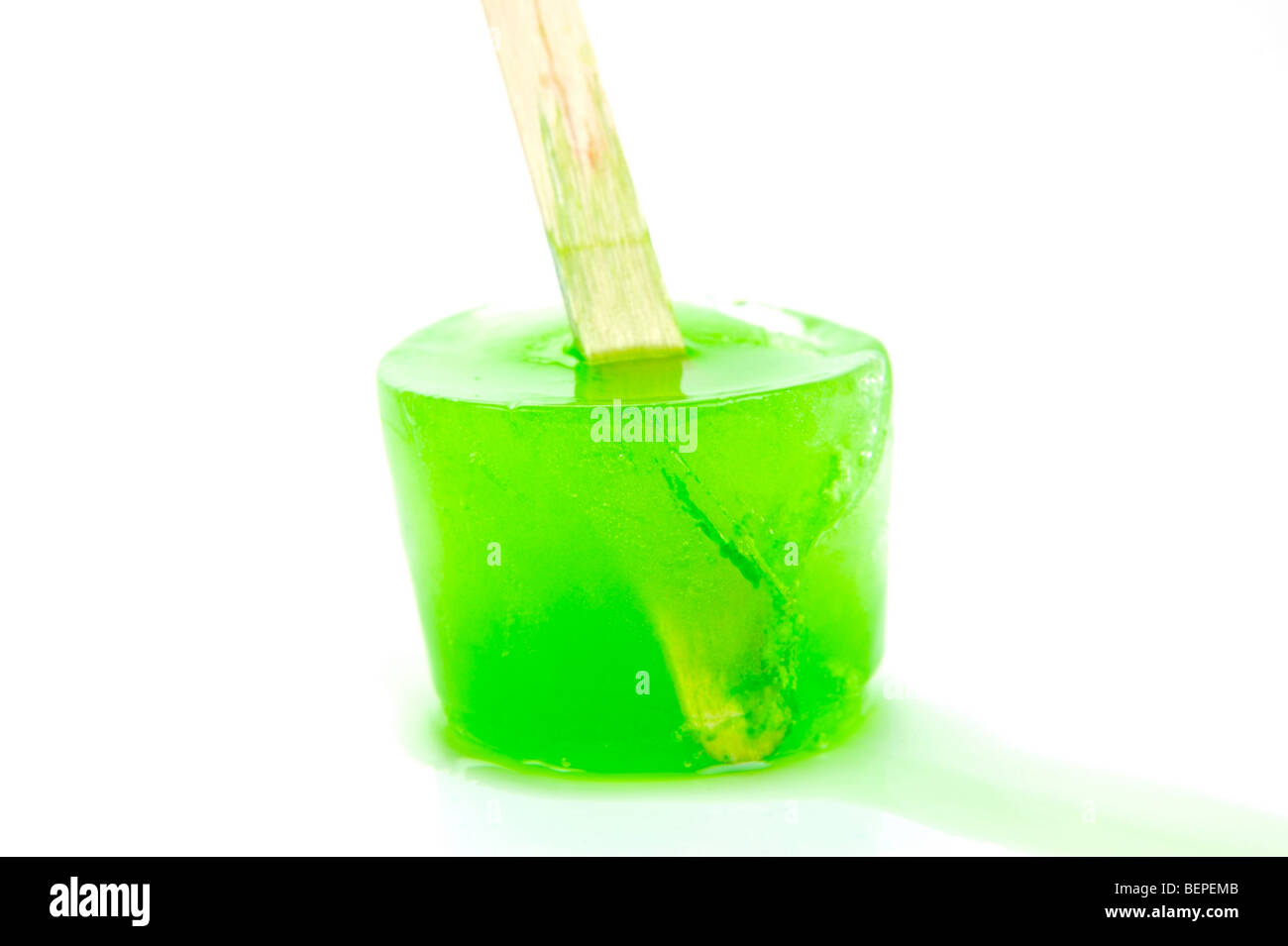 Flavored icy poles isolated against a white background Stock Photo - Alamy