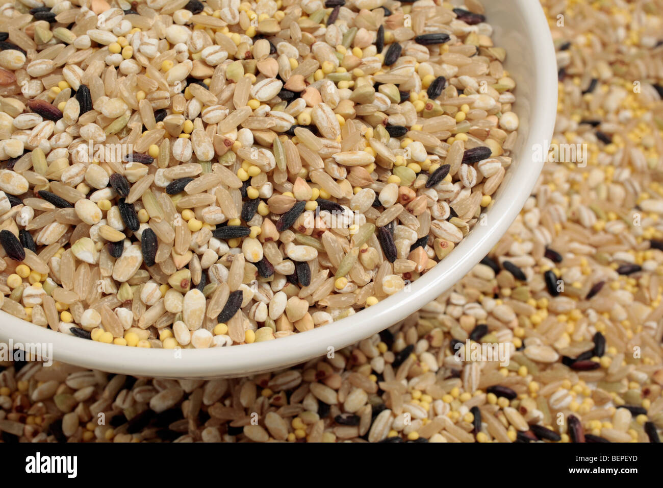 Close up of raw rice Stock Photo - Alamy
