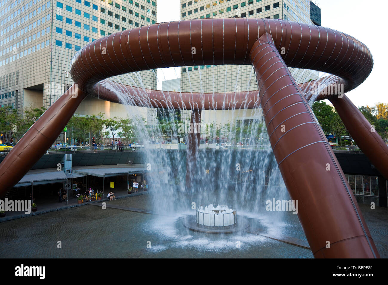 Mall Outside Fountains