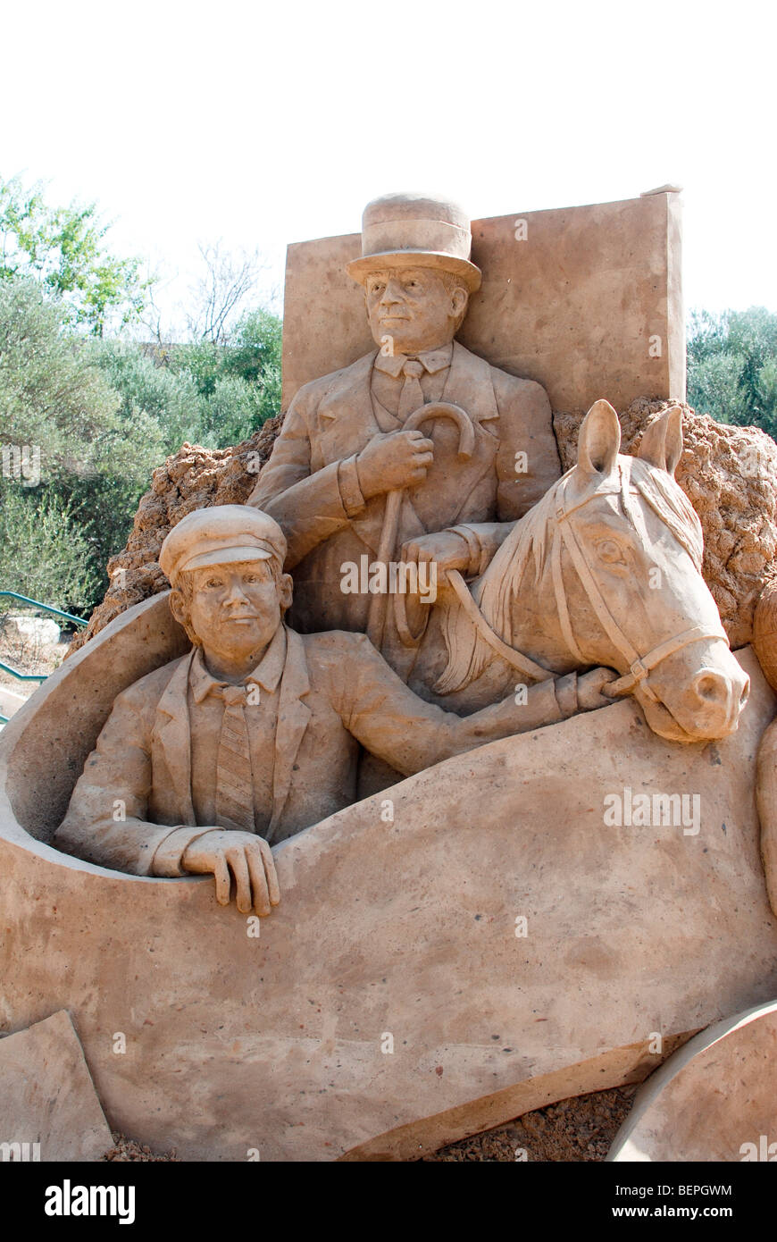 Tel Aviv, Centennial celebrations, sand sculptures of famous buildings ...