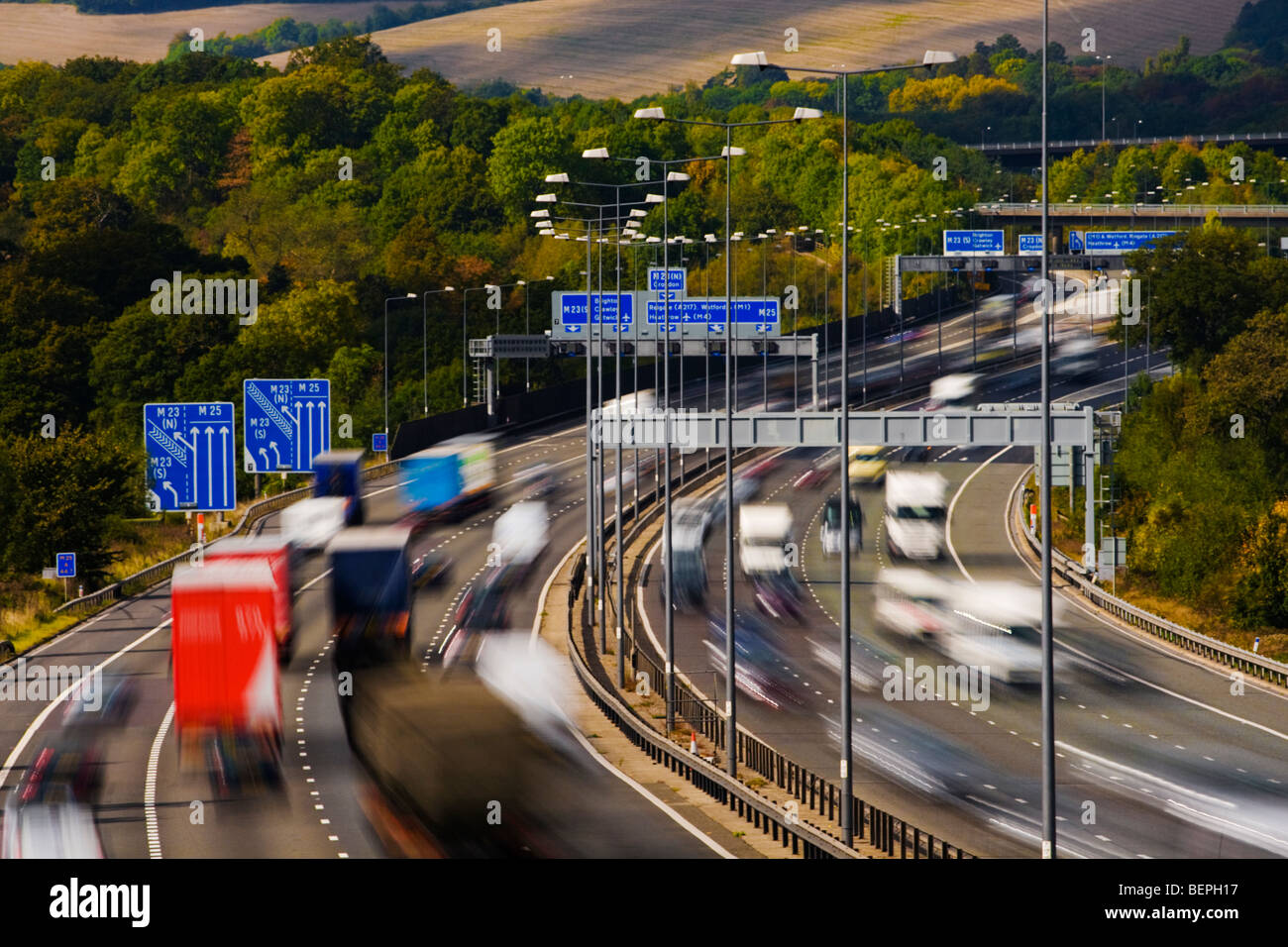 M25 junction with m23 hi-res stock photography and images - Alamy
