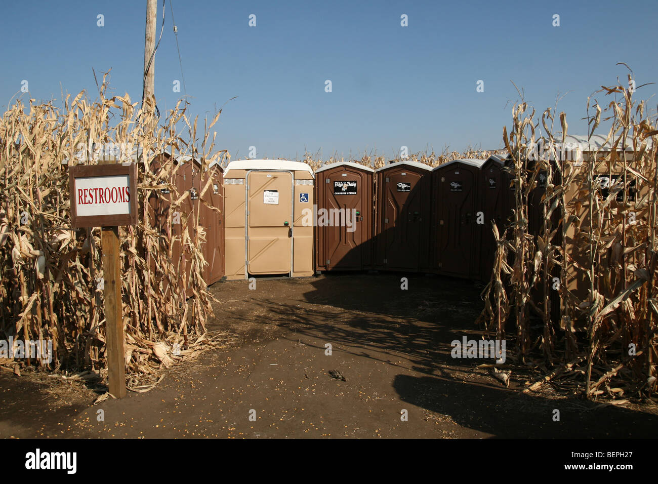 Restroom in unexpected place hi-res stock photography and images - Alamy