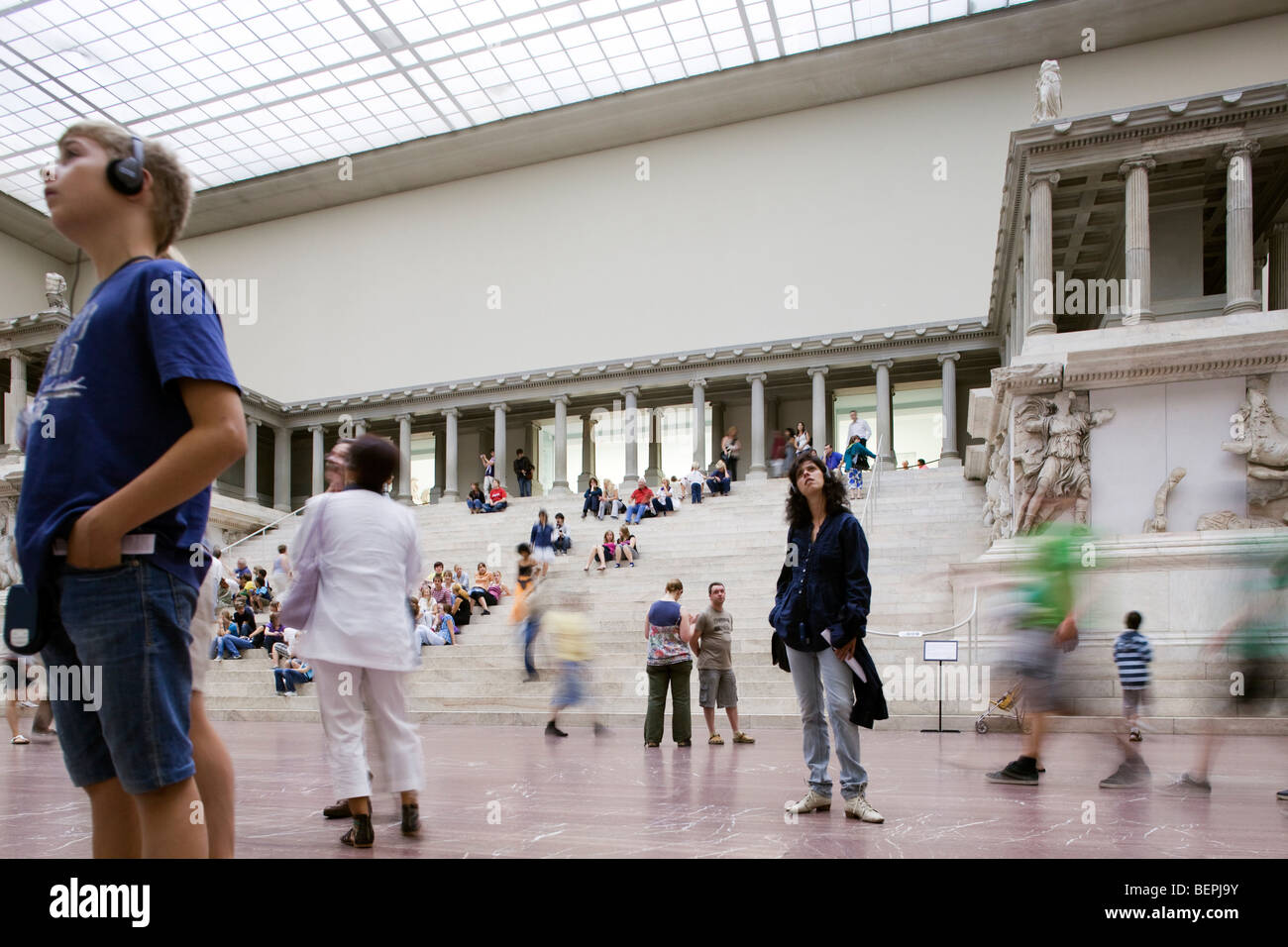 Pergamon altar in the Pergamon Museum, Berlin, Germany Stock Photo - Alamy