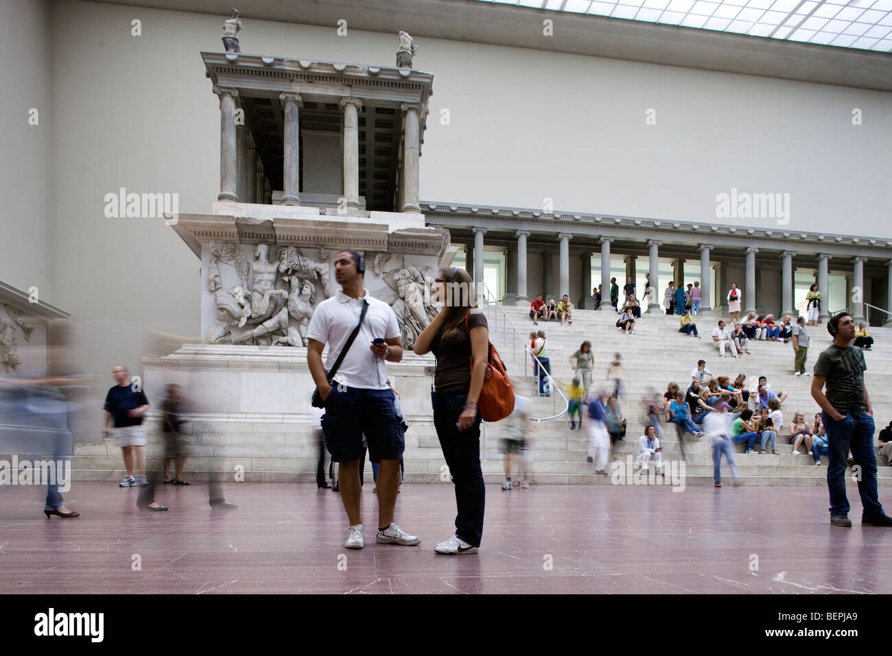 Pergamon altar in the Pergamon Museum, Berlin, Germany Stock Photo - Alamy