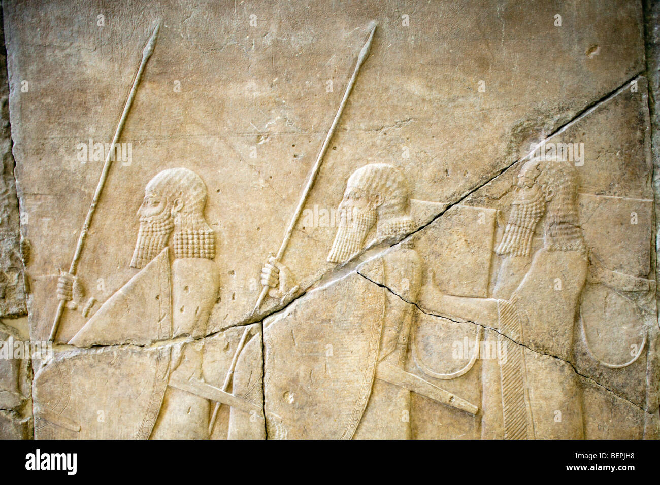 Assyrian relief, Pergamon Museum, Berlin, Germany Stock Photo - Alamy