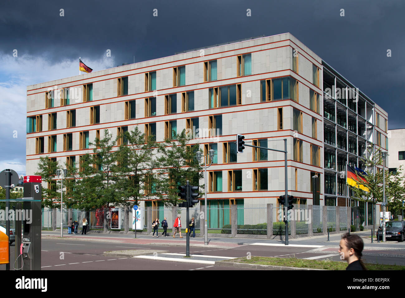 Modern office building on Ebert street, Berlin, Germany Stock Photo - Alamy