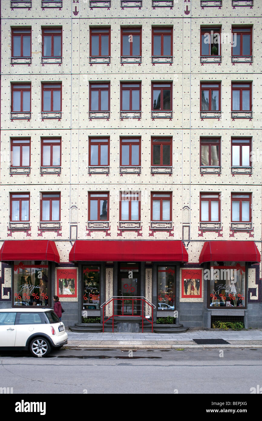 Facade of a building on Gendarmenmarkt square, Berlin, Germany Stock ...