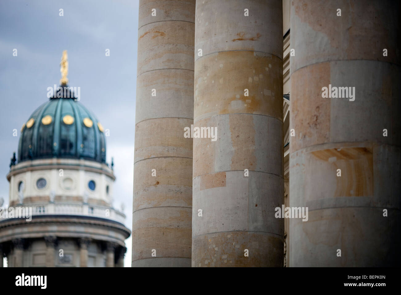 Konzerthaus columns and the German Cathedral (Deutsche Dom) on the ...