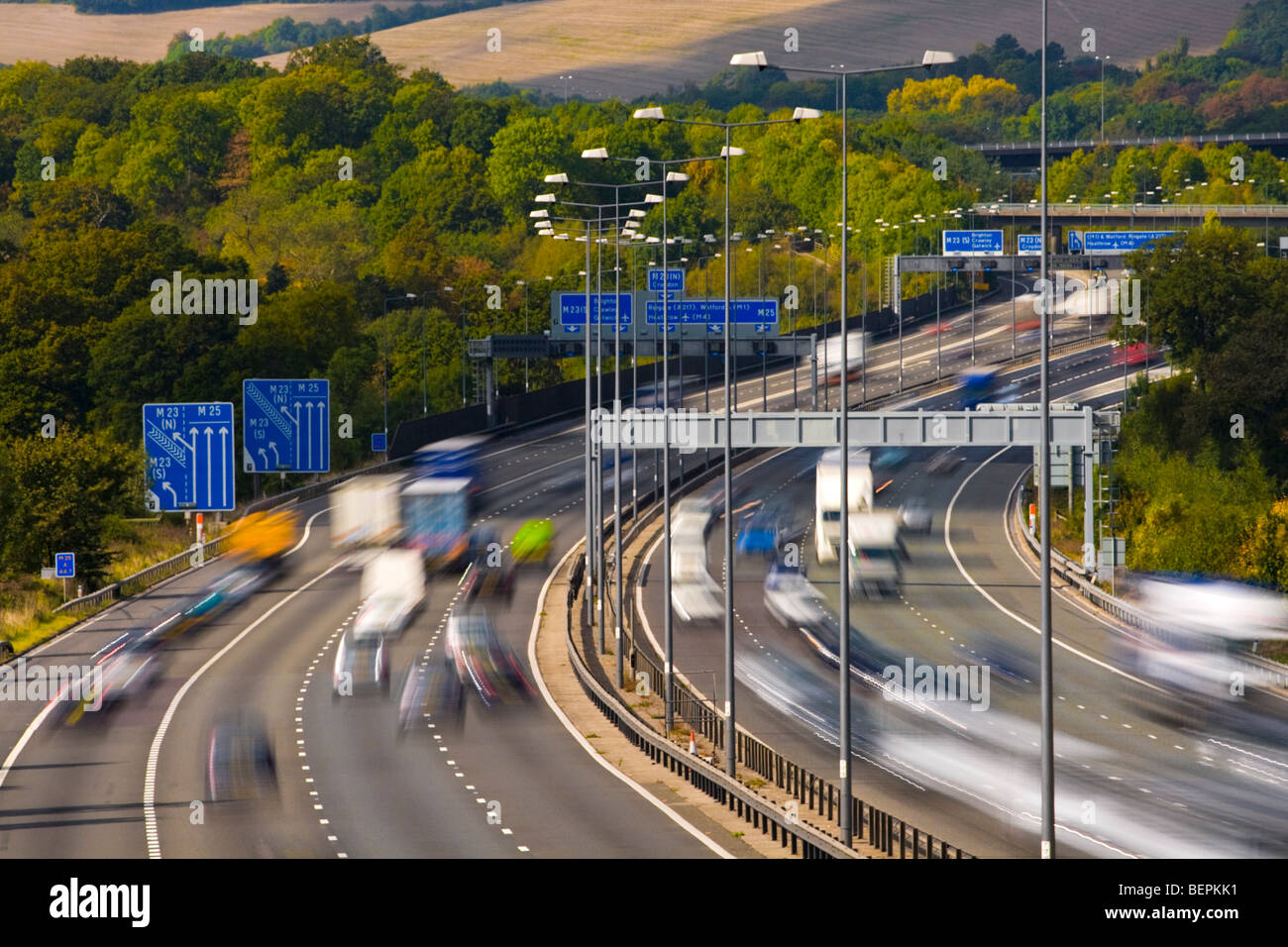 M25 junction with m23 hi-res stock photography and images - Alamy